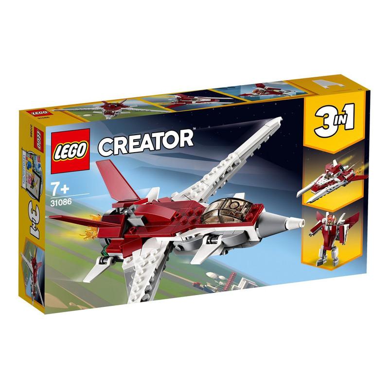 Blocos de Montar Lego Creator Aviao Futurista 3 em 1 31086 - Brinquedos ...