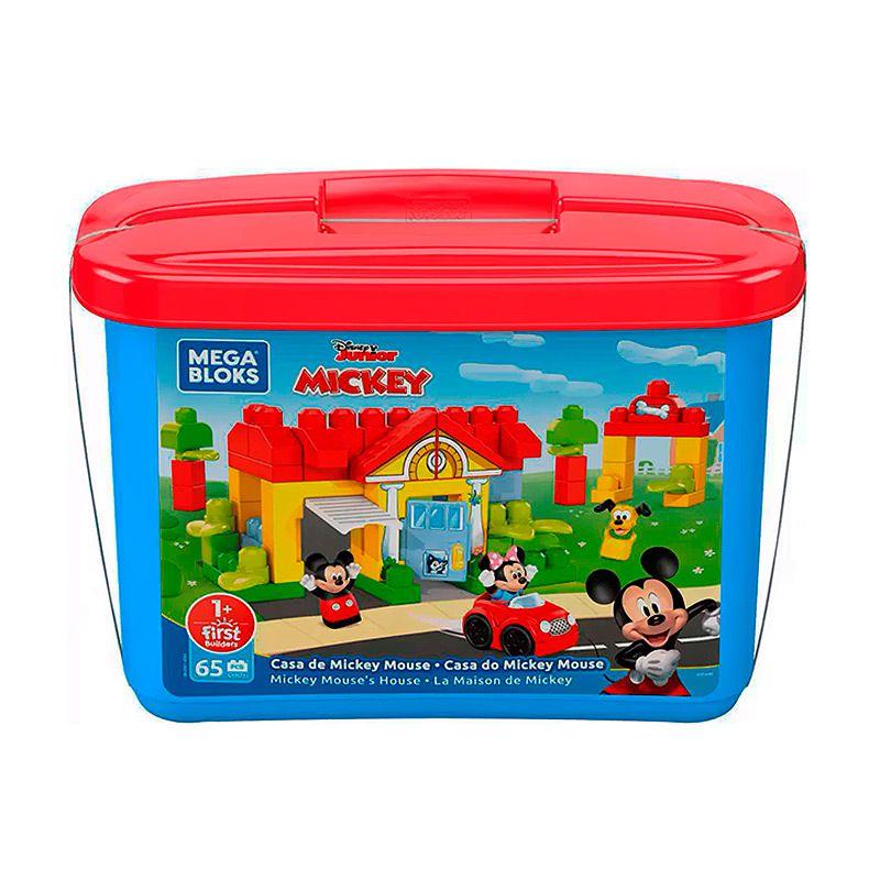 Blocos de Montar Mega Bloks First Builders Casinha do Mickey Mouse 65 ...