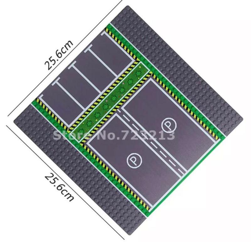 Blocos de Montar Placa Base 25x25 cm Parking Lot - Mega Block Toys ...