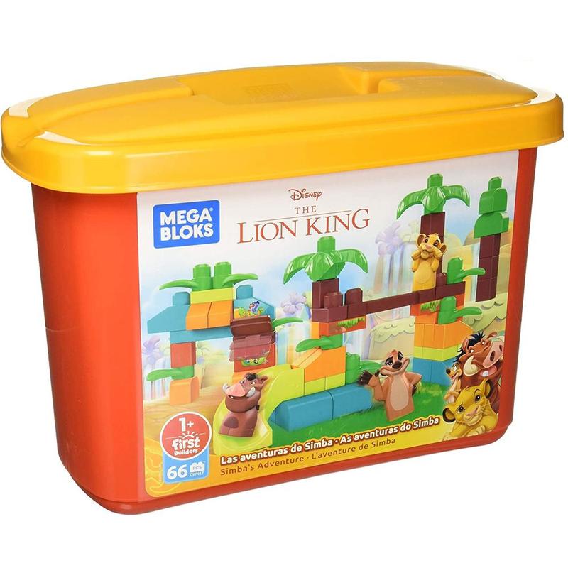 Blocos Montar Mega Bloks Balde Aventura do Simba 66Peças - Brinquedos ...