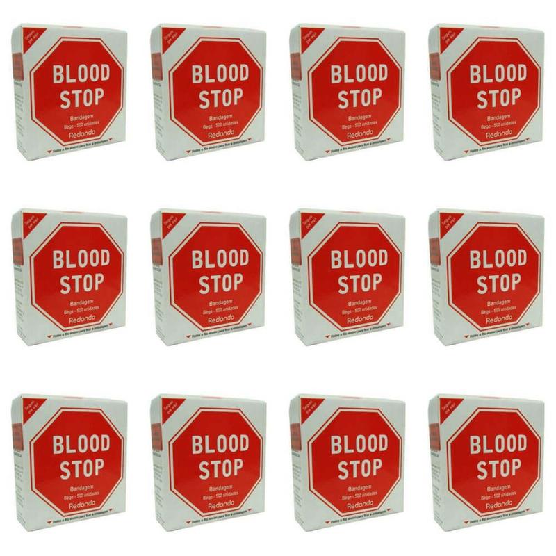 Blood Stop Curativo Antisséptico C/500 (Kit C/12) - Curativo - Magazine ...