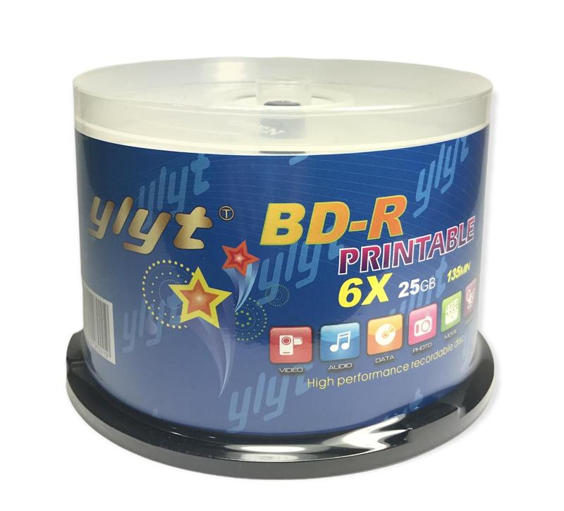 Blu-Ray Printable 6X 25Gb 135 Min Ylyt C/50 - Mídia Blu Ray - Magazine ...