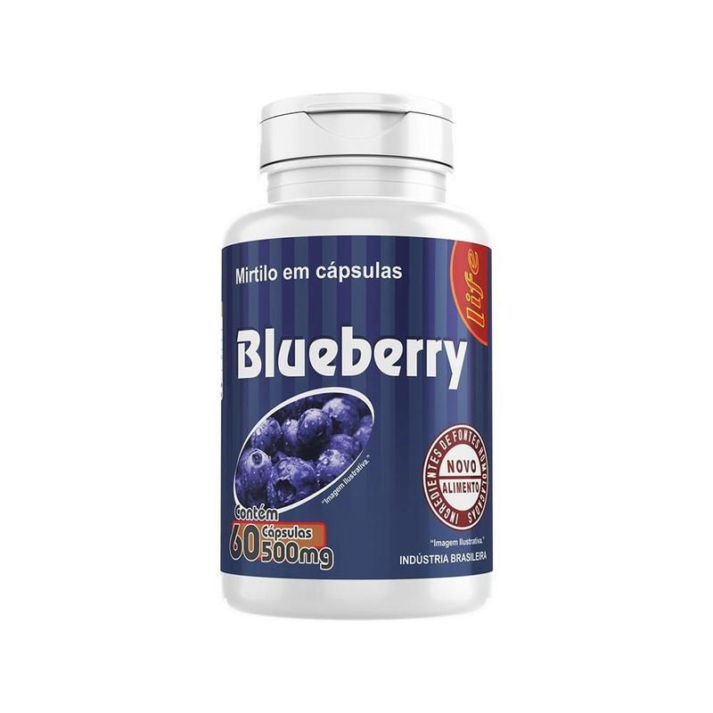Blueberry Mirtilo Antioxidante Vitamínico 60 Capsulas 500Mg - Melcoprol - Nutricosméticos ...
