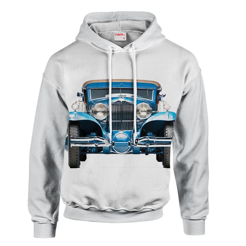 Blusa de Frio Modelo Moletom Agasalho Tsm Carro Antigo - Cinza ...