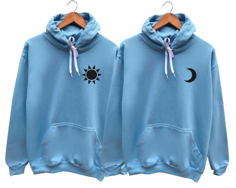 Blusa de Moletom Namorados Casal Sol e Lua - POP UP - Outros Moda e Acessórios - Magazine Luiza