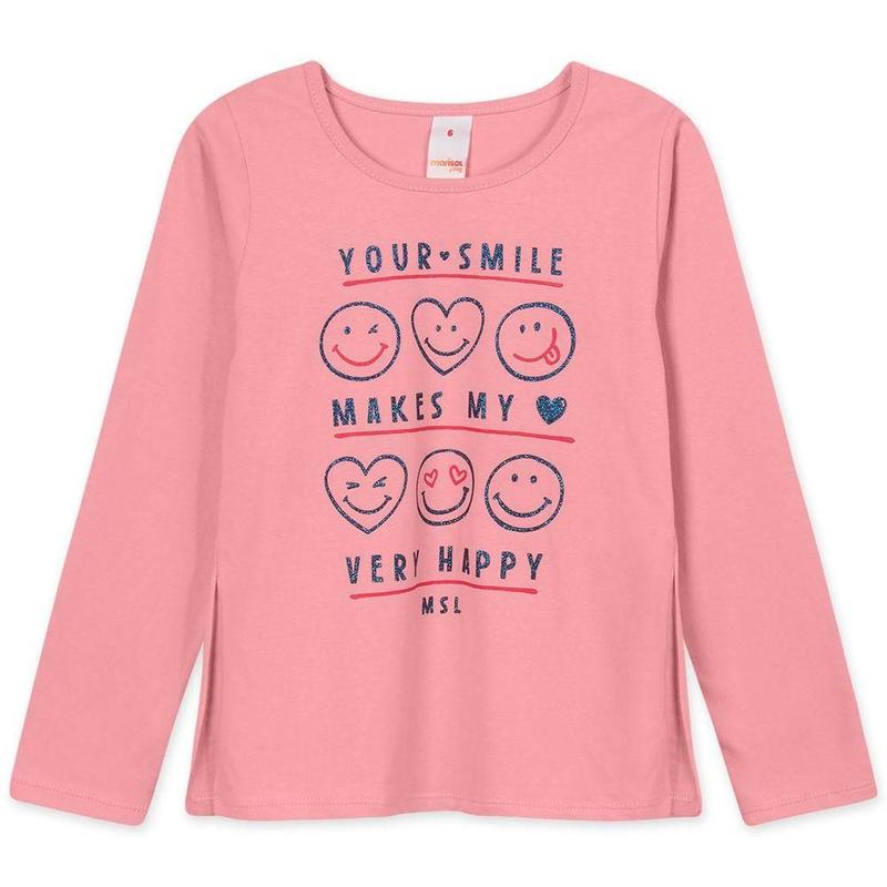 Blusa Marisol Play Infantil Manga Longa - Blusa Infantil - Magazine Luiza