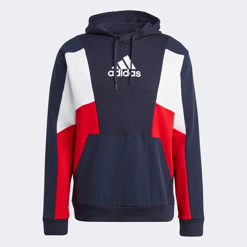 Blusa Moletom Adidas Colorblock Com Capuz Masculina - Agasalho e ...