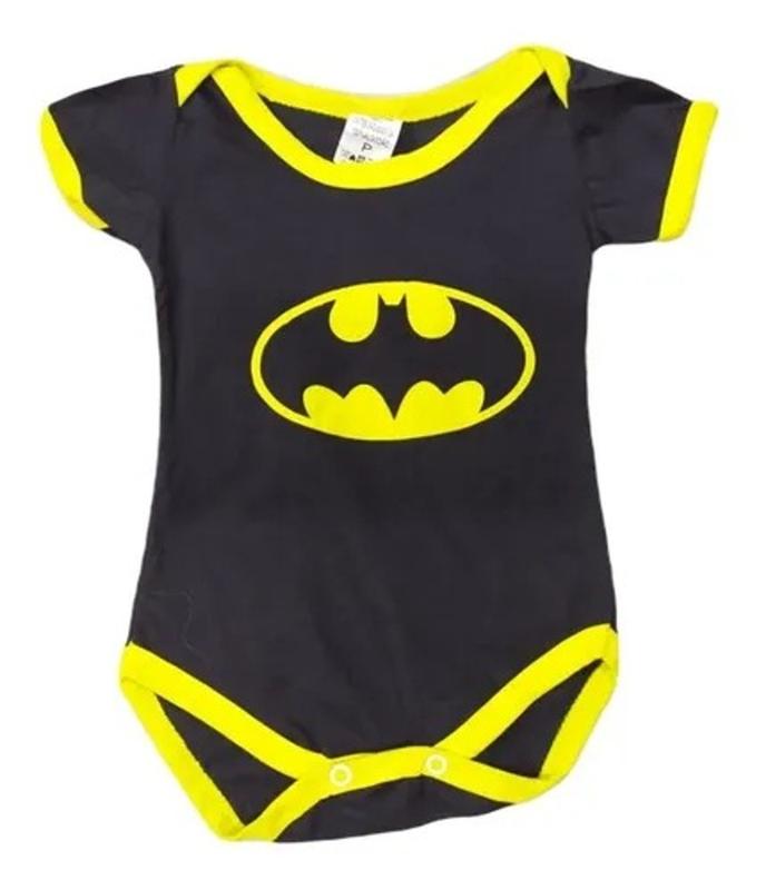Body Bodie Batman Bebê Macacão Mesversário Infantil Maj050 BM - belos ...
