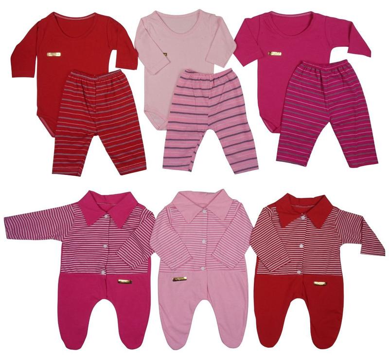 Body, Calça E Macacão Bebê Recém-nascido - Kit Com 9 Peças - Eve Baby ...