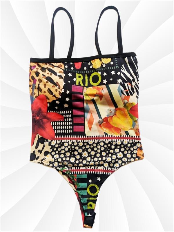 Body Feminino Decote Reto Tropical Farm e Onça Moda Blogueira - Moon ...