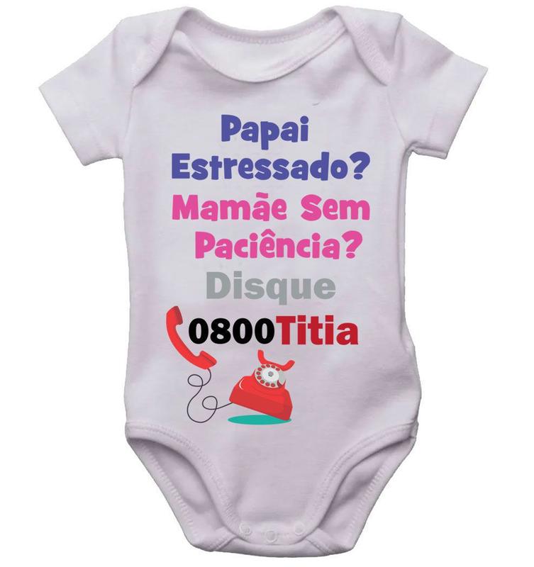 Body infantil disque titia roupinha de bebê bori bodi neném - Mago das ...