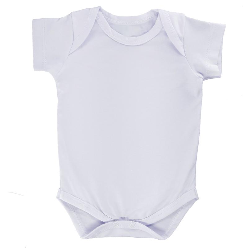 Body Para Bebe Branco 100% Algodão Unissex P Recem Nascido - Betty e ...