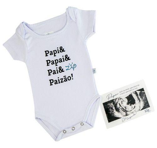Body Revelação Gravidez Titio Pai Avós Anunciação Gestação - ZIP - Body ...