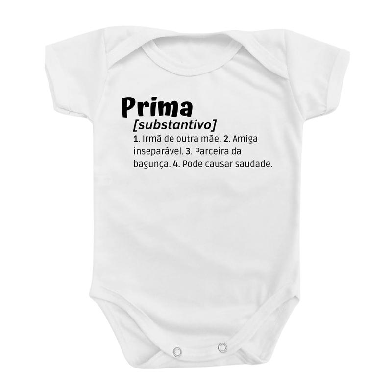 Body Roupa Bebê Significado Prima Menina Parceira Presente - Use Junin ...