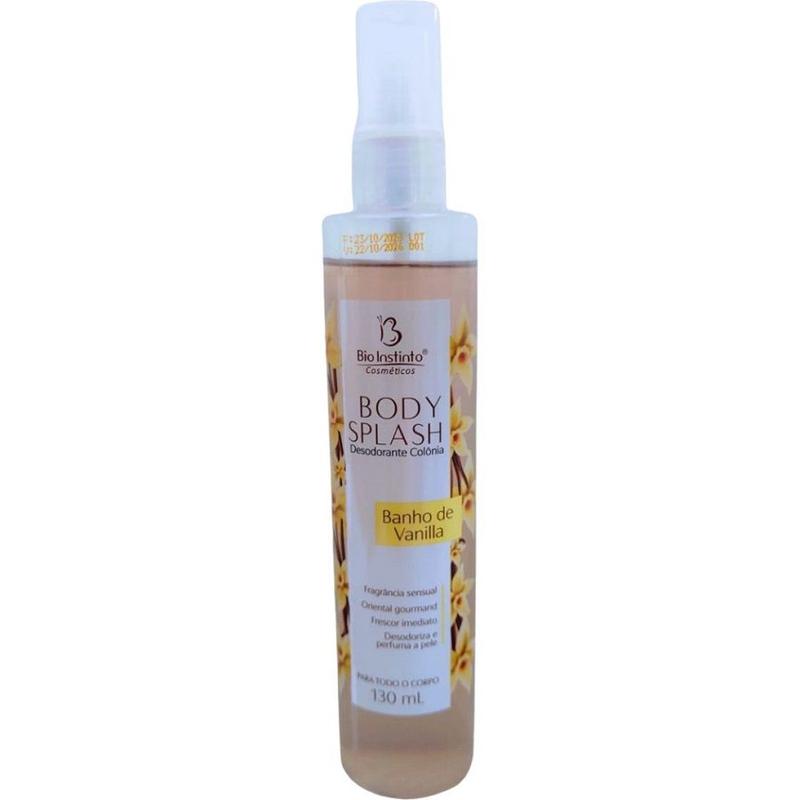 Body Splash Desodorante Colônia Banho de Vanilla 130ml - Bio Instinto ...