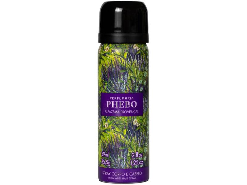 Body Splash Phebo Origens Alfazema Provençal - Unissex 59ml - Tinta ...