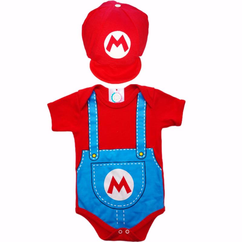 Body Temáticos /mesversario / Infantil Fantasia. Mario Bros - Cobertor ...