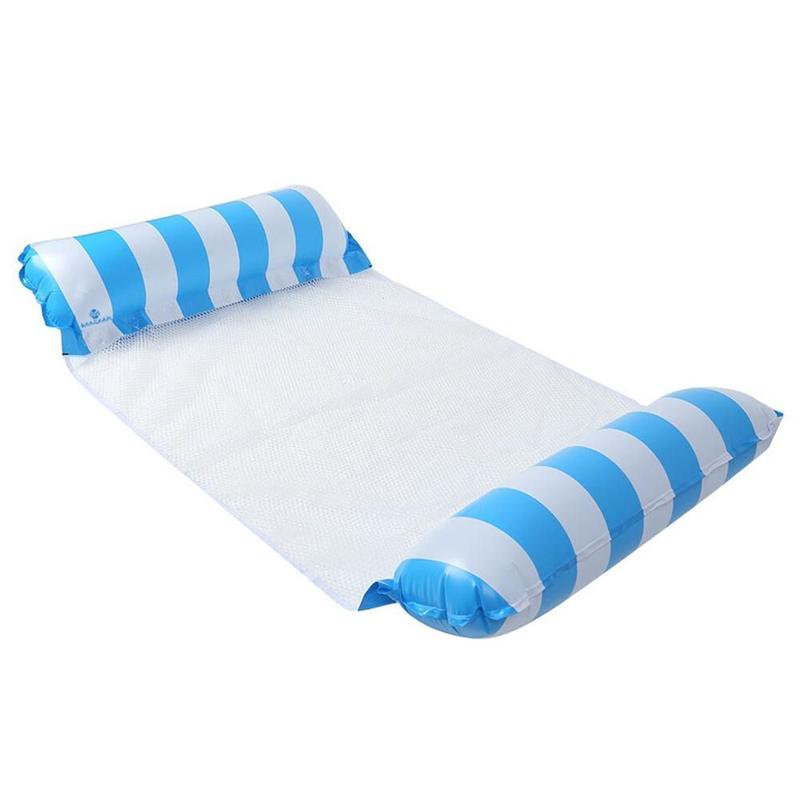 Boia Rede Piscina Cama Sofa Flutuante Deitado Inflavel Azul - MAGMA ...