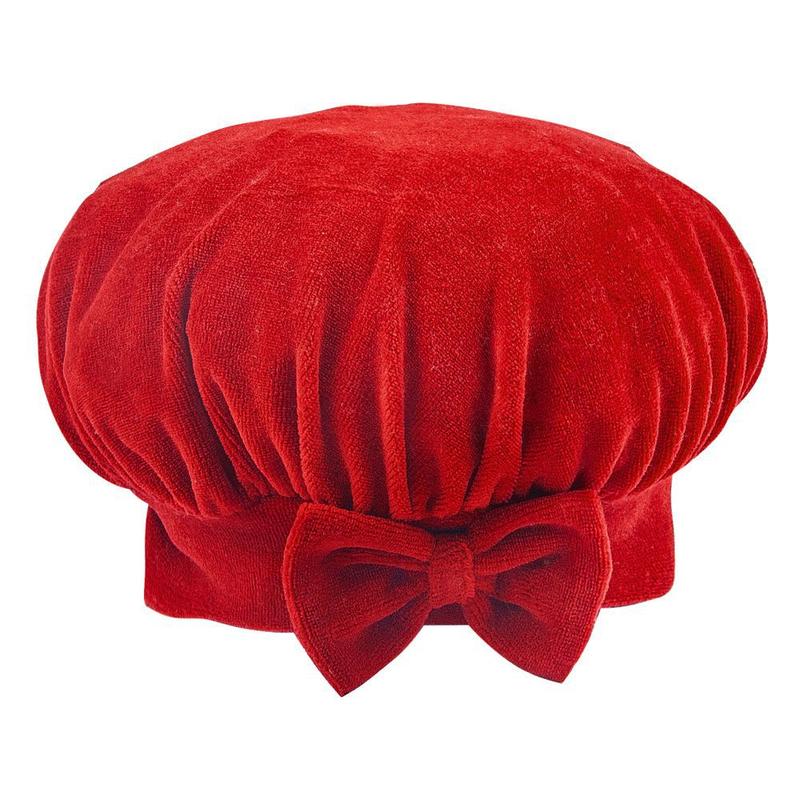 Boina Infantil Fofinho Patricia Plush com Laço Vermelho - Boina ...