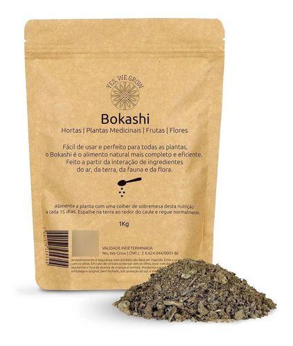 Bokashi Yes We Grow - Adubo Orgânico Premium 1kg - Fertilizante para ...