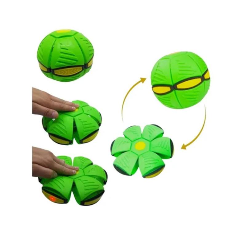 Bola C/ Led Maluca Transforma Disco Voador Brinquedo - DM Toys - Bola ...