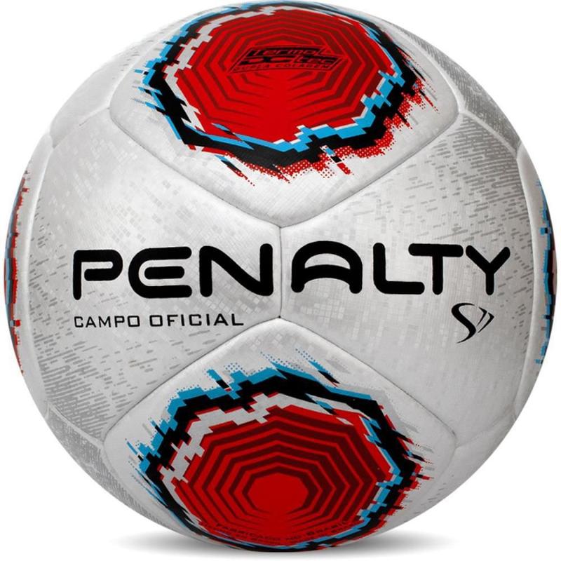 Bola de Futebol de Campo S11 R1 BCOM Vermelho Preto - Penalty - Bola de ...