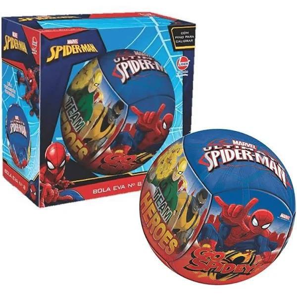 Bola Eva Spider-man Homem Aranha Líder Brinquedos - Bola Infantil ...