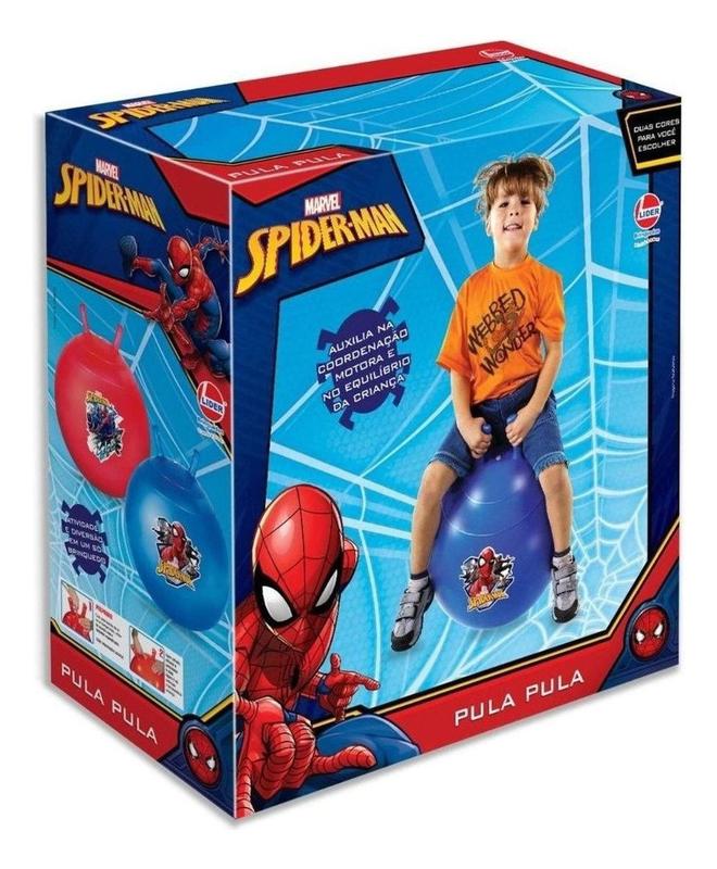 Bola Pula Pula Spider-man Vinil Sortida - Lider 530 - Líder - Bola ...