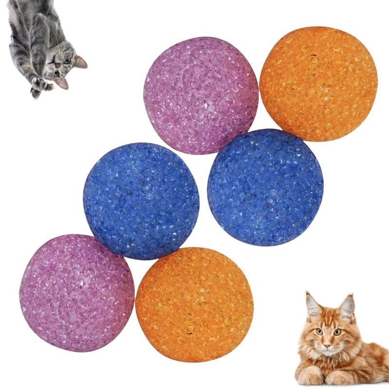 Bolas Pet Guizo Para Gatos Brincar E Se Divertir Kit 6 Bolinhas - 54000 ...