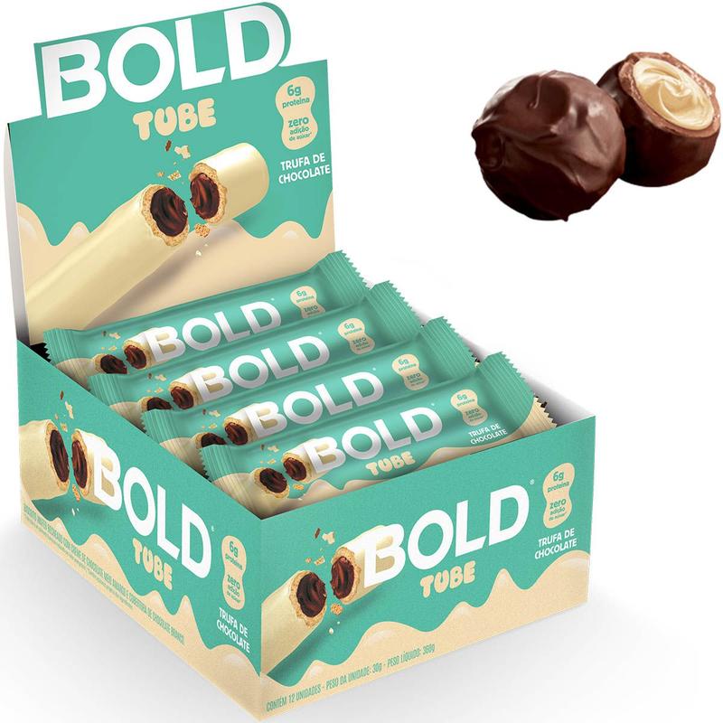 Bold Tube 12 Unidades - Bold Snacks Todos Os Sabores - Barra de Proteína - Magazine Luiza