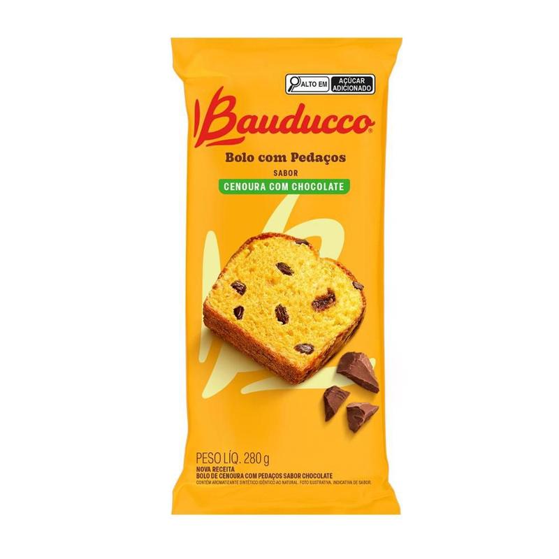 Bolo Cenoura Bauducco Pacote 280g - Bolo / Bolinho / Mini Bolo ...