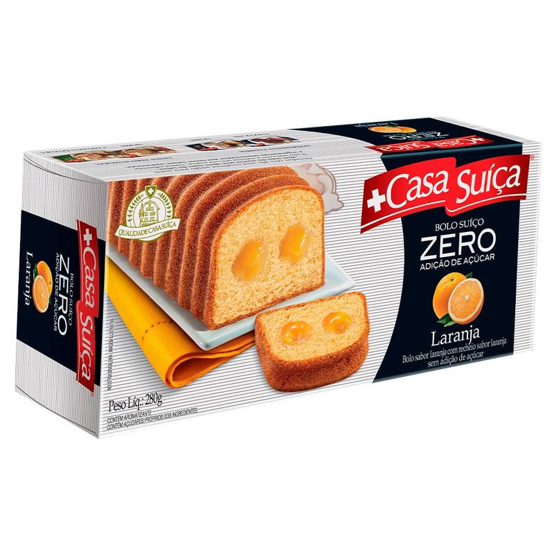 Bolo Laranja Zero Açúcar - Casa Suiça - ** PEC MARILAN / CASA SUICA ...