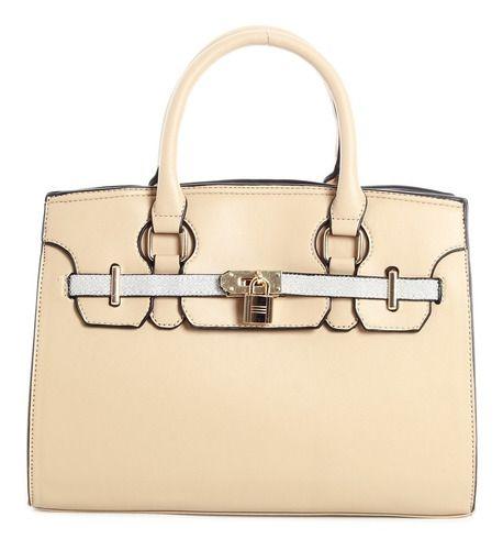 Bolsa Estruturada Retangular Com Cadeado 10919910 - Biro - Bolsas ...