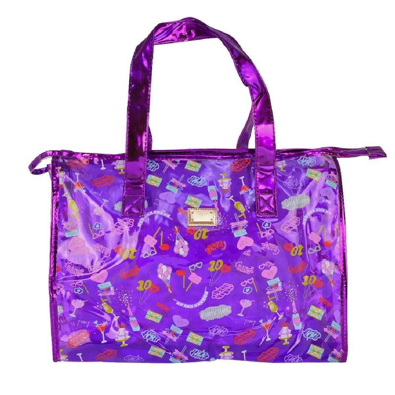 Bolsa Feminina Sacola Transparente Candy Ruby's 29x38x12 cm - Bolsa Térmica - Magazine Luiza