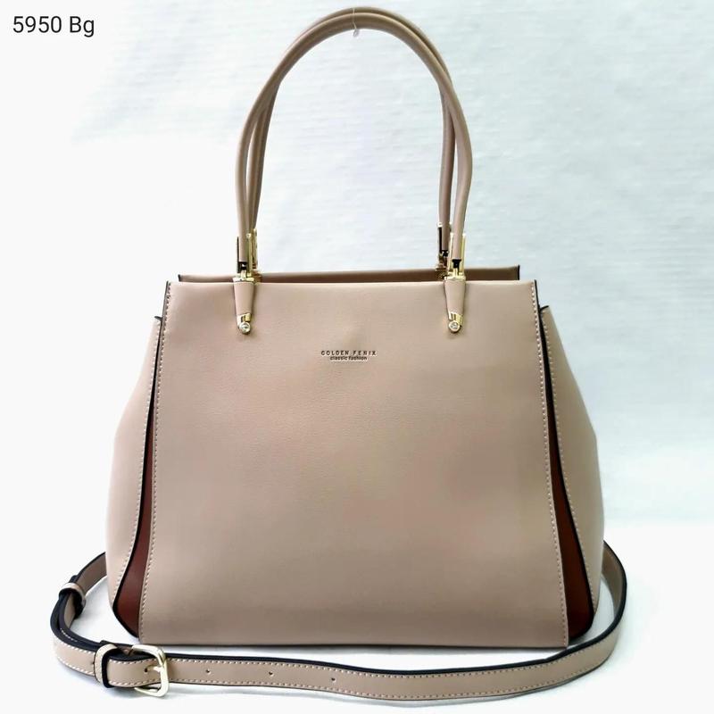 Bolsa Feminina Transversal / Ombro Golden Fênix com Divisões 5950 ...