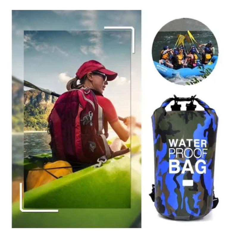 Bolsa Impermeável Saco Bag Estanque 20 Litros Para Camping - WATERPROOF BAG - Bolsas - Magazine ...