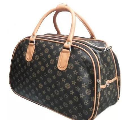 Bolsa Mala De Mão Para Viagem A Bordo Marrom LV - Trindade Bolsas ...