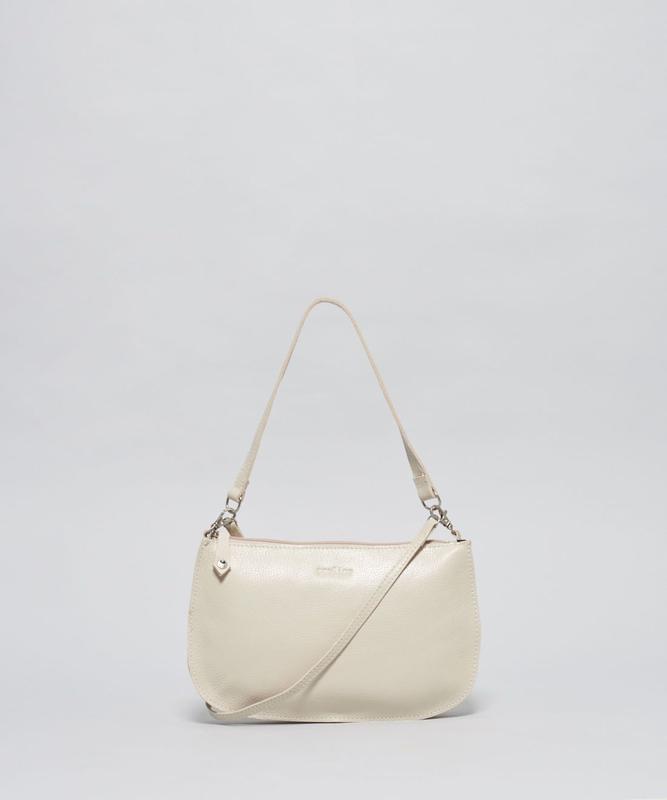 Bolsa Pequena Couro - Offwhite - Soulier - Bolsas - Magazine Luiza