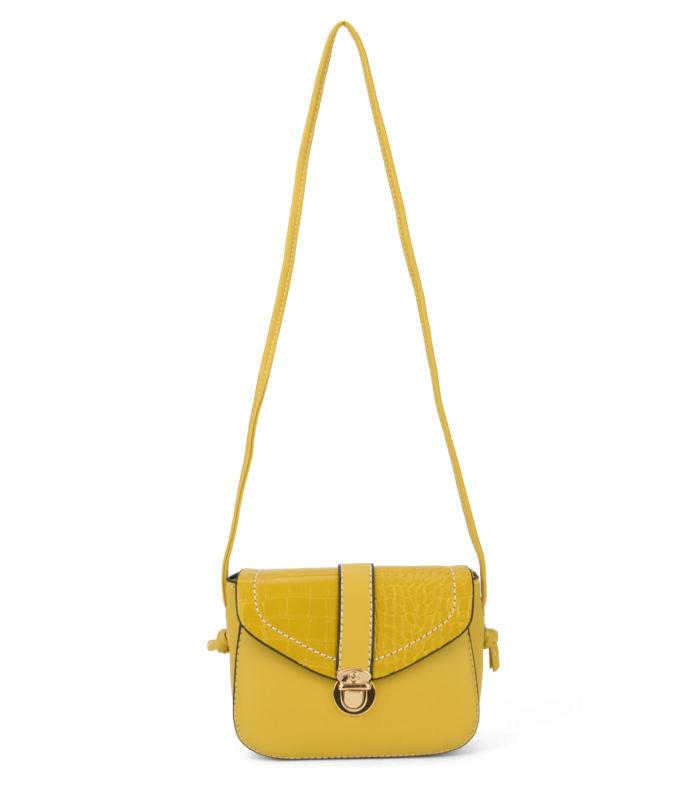 Bolsa Pequena Transversal Gash Amarelo - Bolsas - Magazine Luiza