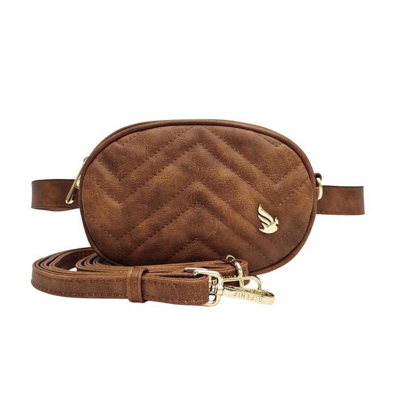Bolsa Pochete Feminina Transversal Estilosa Porta Cartão Golden Fenix ...