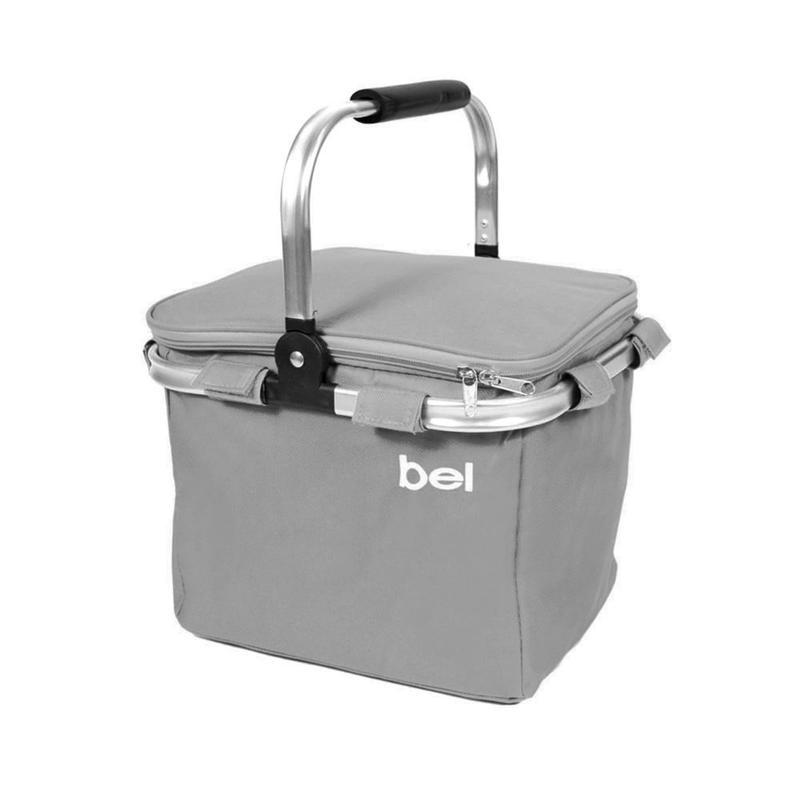 Bolsa Térmica 15 Litros Lancheira Cinza Bag Freezer Praia Viagem Com ...