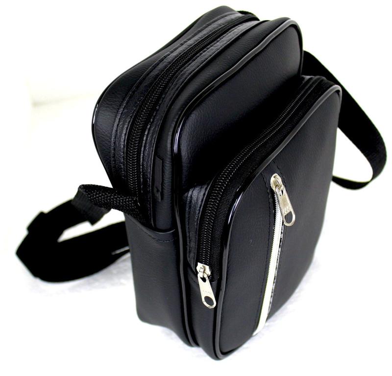 Bolsa Tiracolo Masculina Transversal Couro Ombro Bag Mini - Vest Bem ...