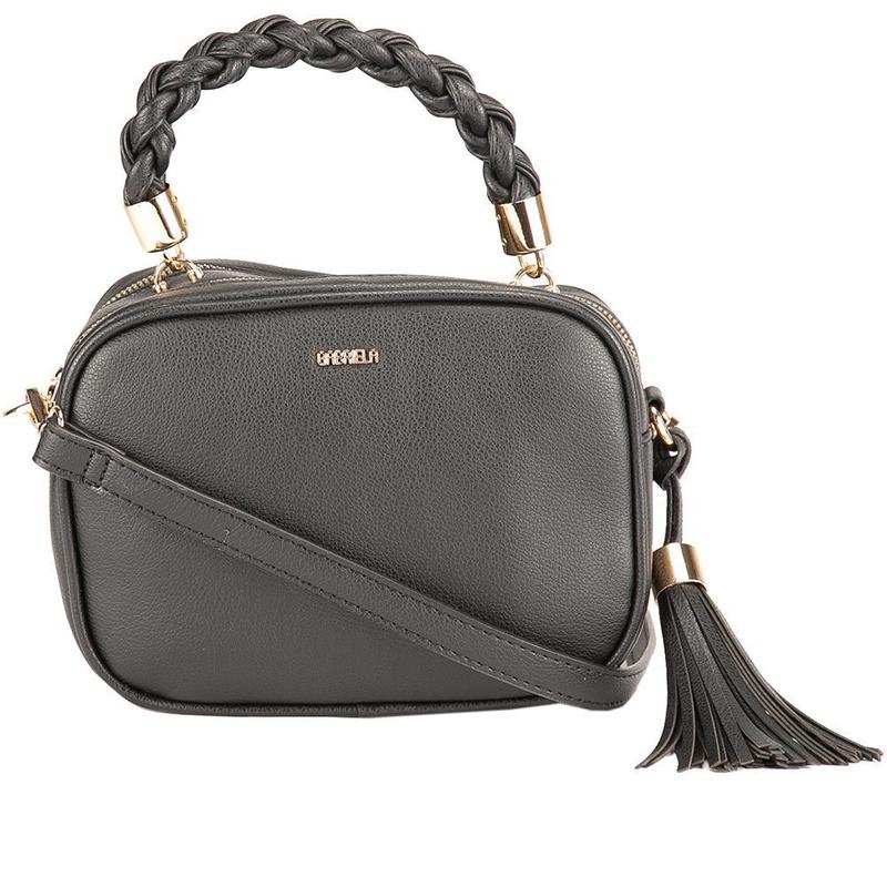 Bolsa Tiracolo Pequena Gabriela Tressê Barbicacho Preto - Bolsas ...