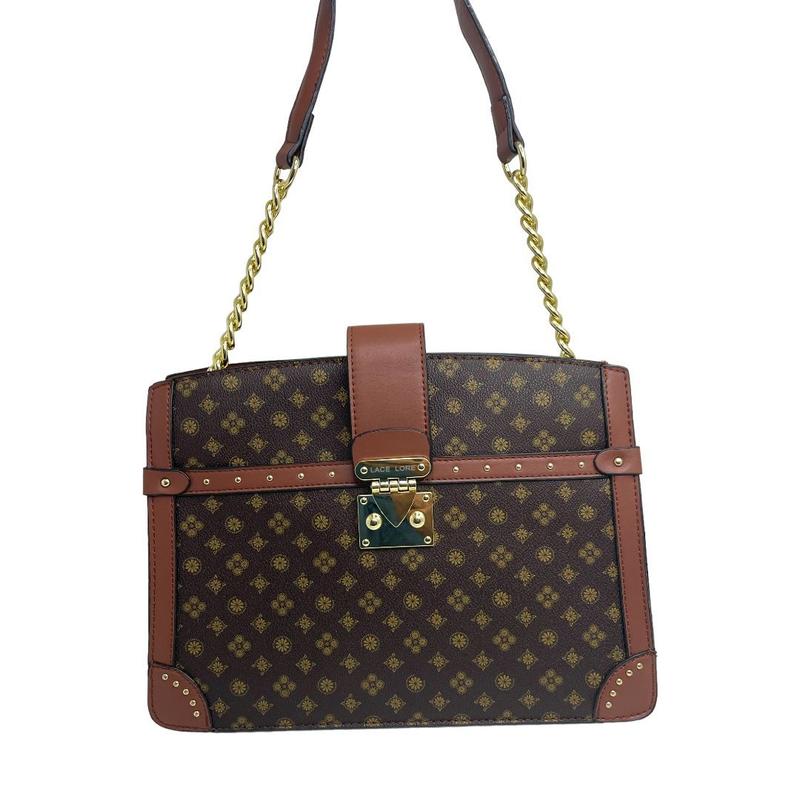 Bolsa Transversal Lace Lore Café - Bolsas - Magazine Luiza