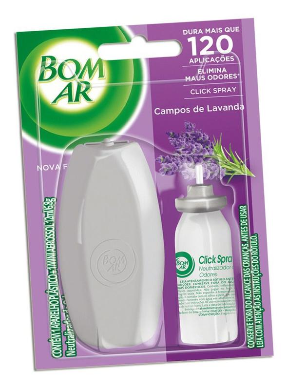 Bom Ar Click Spray Campos De Lavanda - Glade - Difusor de Aroma ...