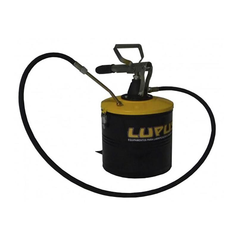 Bomba Manual para Graxa com Compactador Recipiente 7 kg Lupus 7000 ...