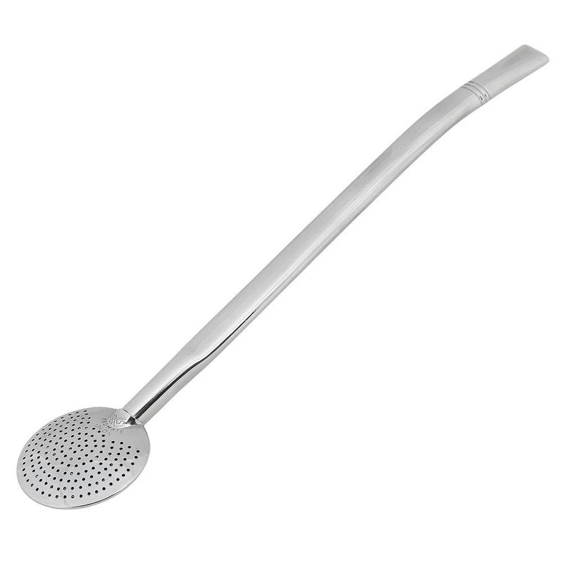 Bomba Promate Inox Chata Lisa para Tereré e Chimarrão 24202 - Bomba ...