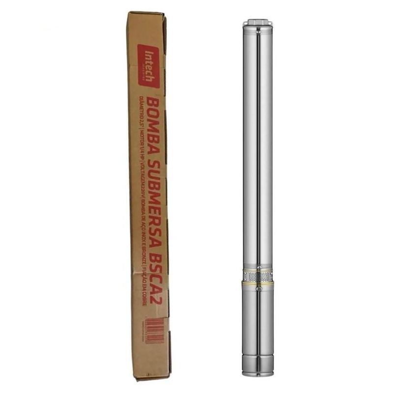 Bomba Submersa Caneta Palito Intech Machine BSCA2 1/4 HP 2,5 Pol. 220v ...
