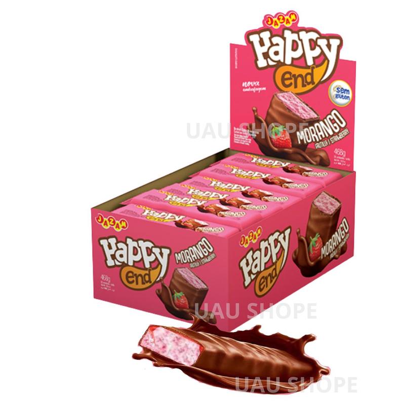 Bombom De Morango Coberto Com Chocolate Com 36un Happy Jazam - Bombom - Magazine Luiza