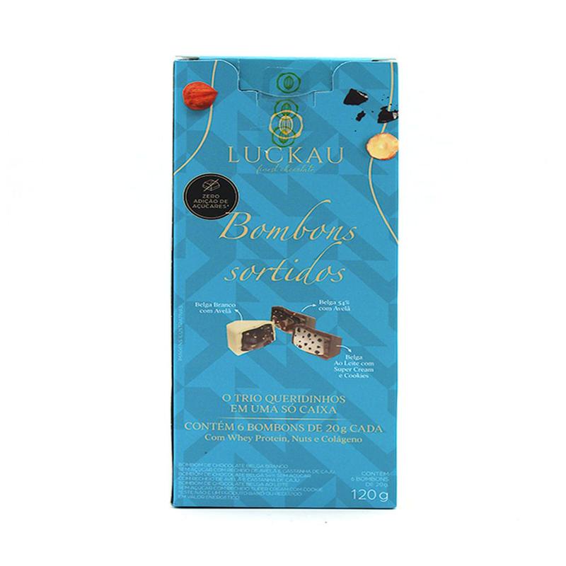 Bombons Sortidos Luckau 120g - Bombom - Magazine Luiza